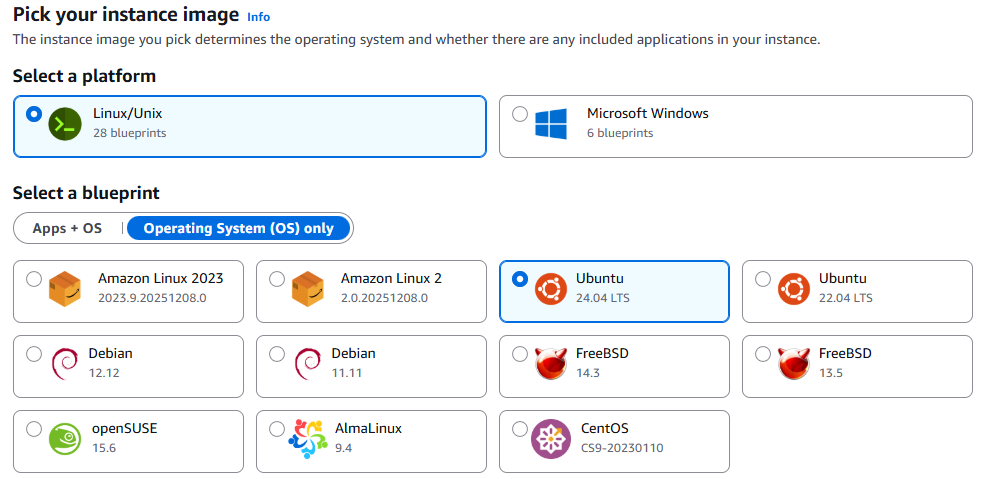 Create a Virtual Private Server on Amazon AWS Lightsail